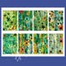 72 Mixed Media Digital Artist Trading Cards | Instant Download | ATC ...