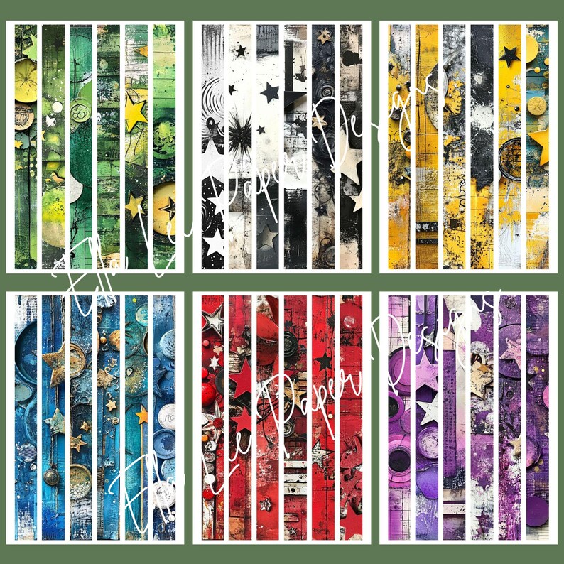 A4 Paper Bead Strips 32 Pages of DIY Beads Paper Beads Make Your Own ...