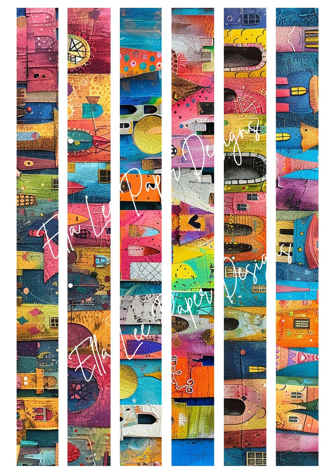 A4 Paper Bead Strips DIY Beads Paper Beads Make Your Own Beads DIY ...