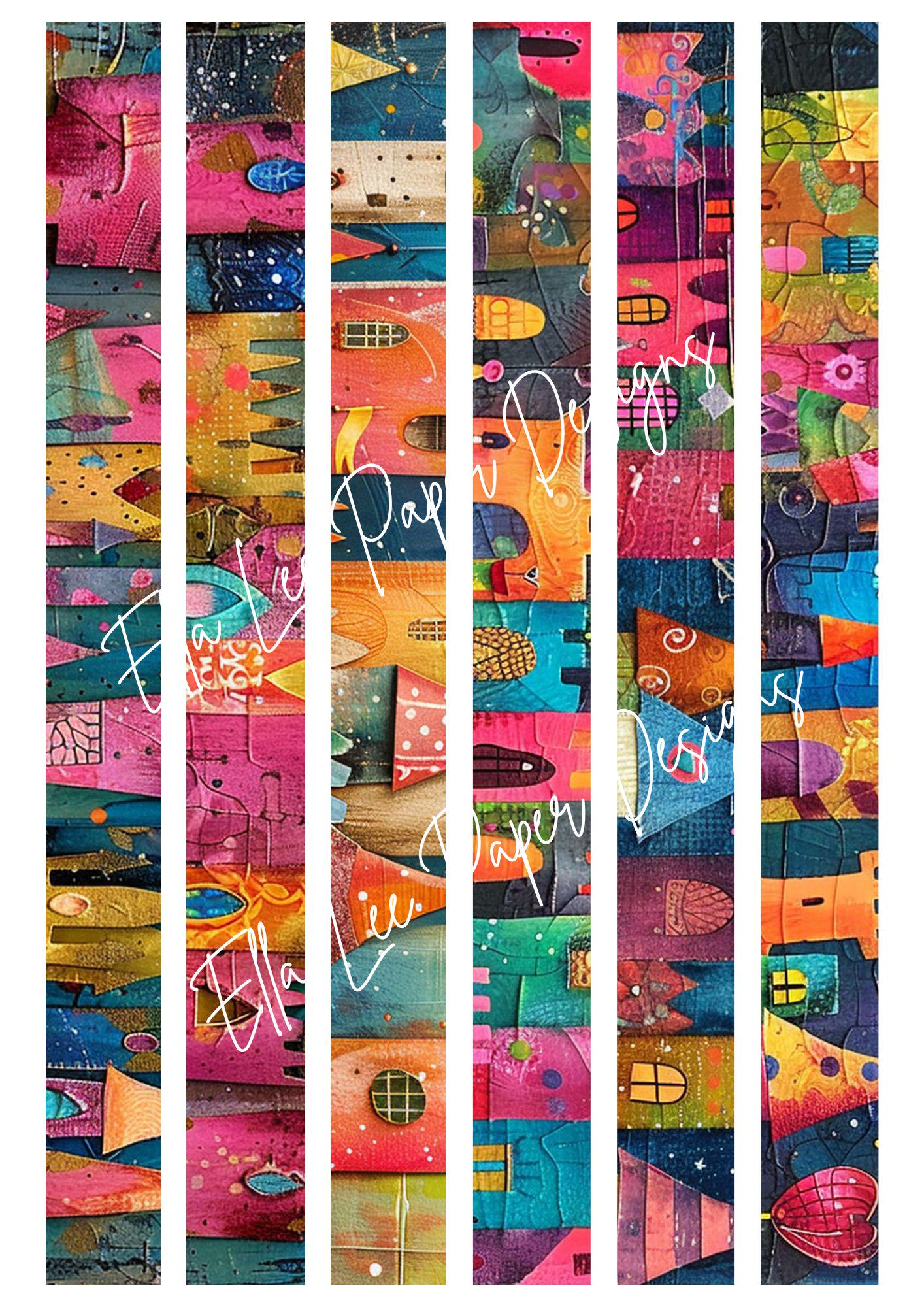A4 Paper Bead Strips DIY Beads Paper Beads Make Your Own Beads DIY ...