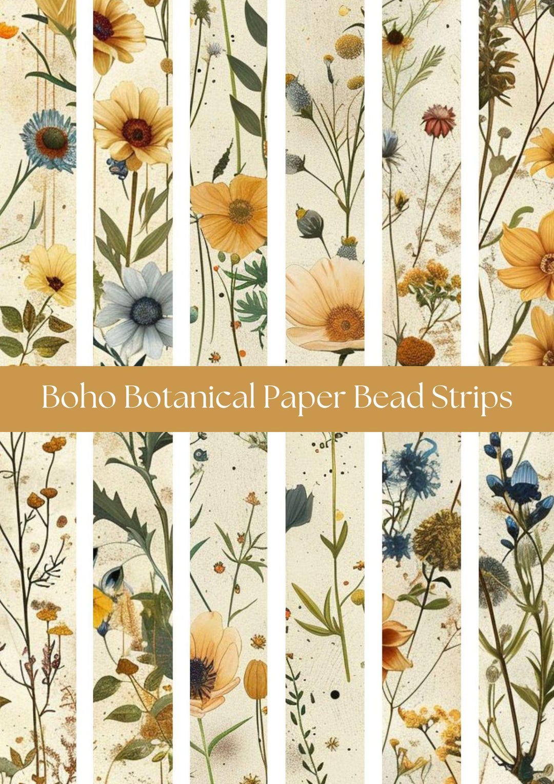A4 Paper Bead Strips DIY Beads Paper Beads Make Your Own Beads DIY ...