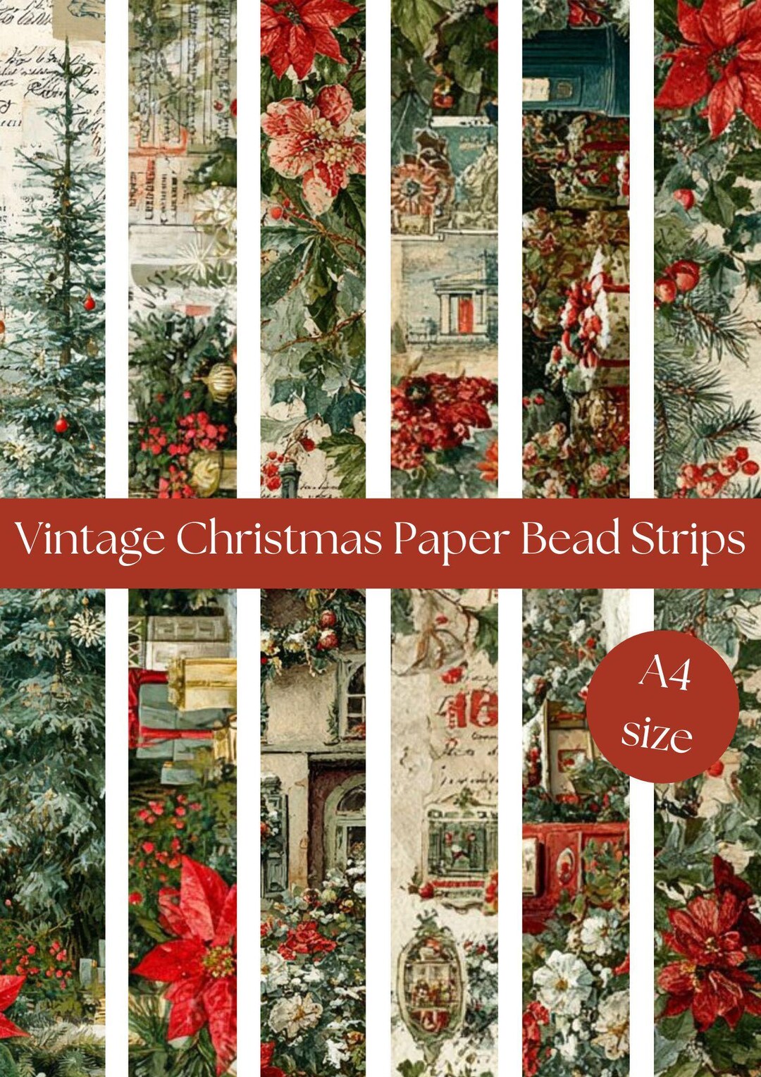 A4 Paper Bead Strips DIY Beads Paper Beads Make Your Own Beads DIY ...