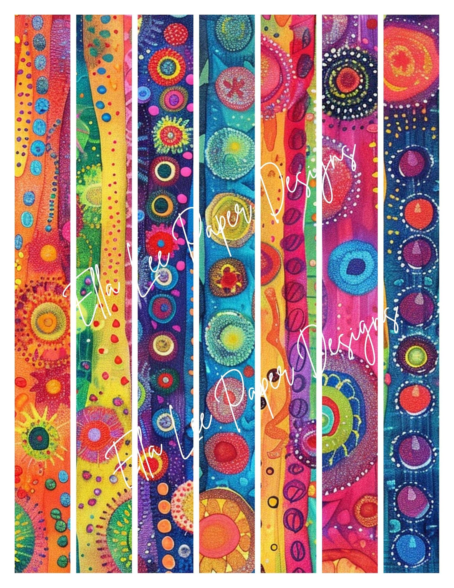 8.5 X 11 Inch Paper Bead Strips DIY Beads Paper Beads Make Your Own ...