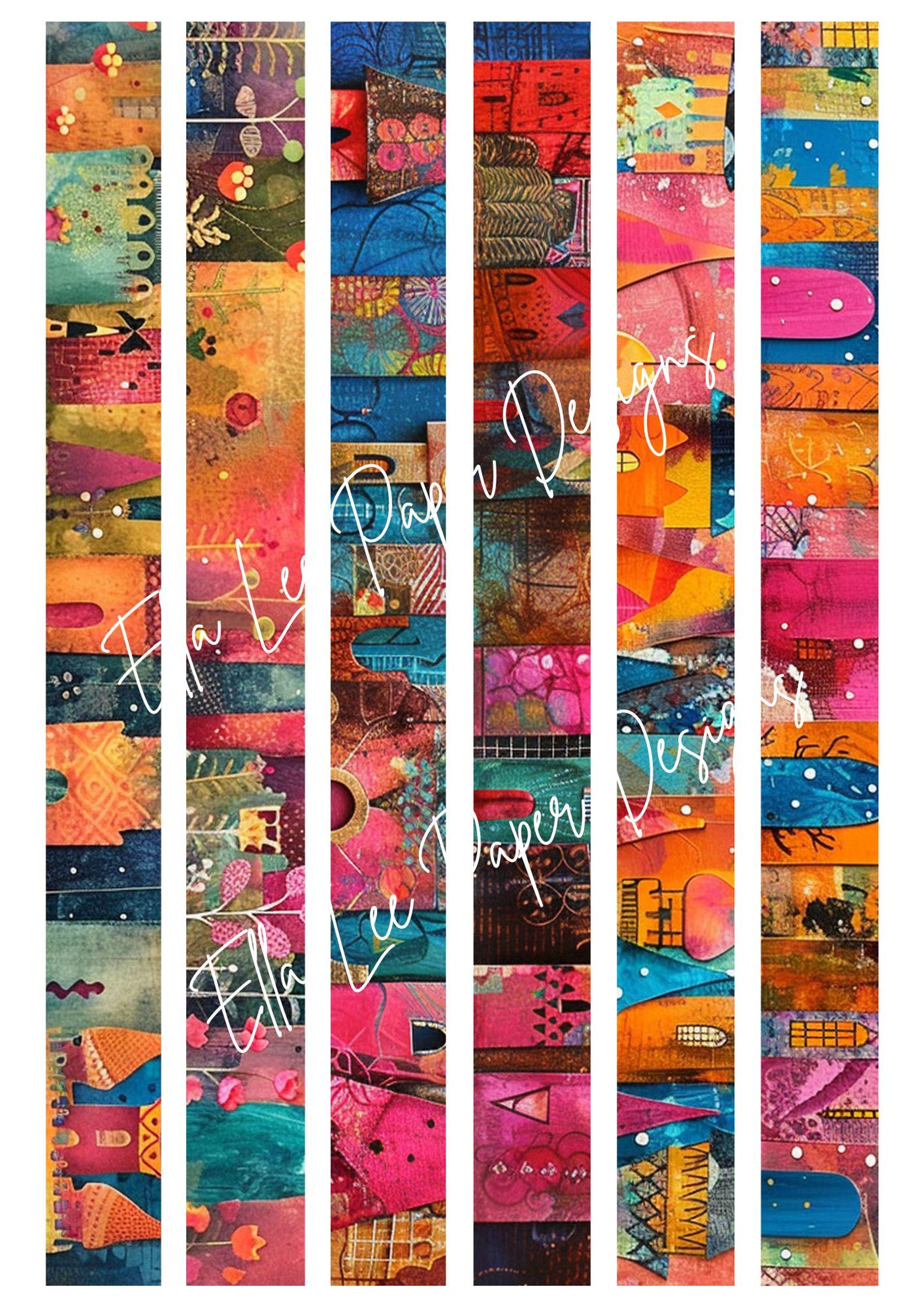 A4 Paper Bead Strips DIY Beads Paper Beads Make Your Own Beads DIY ...
