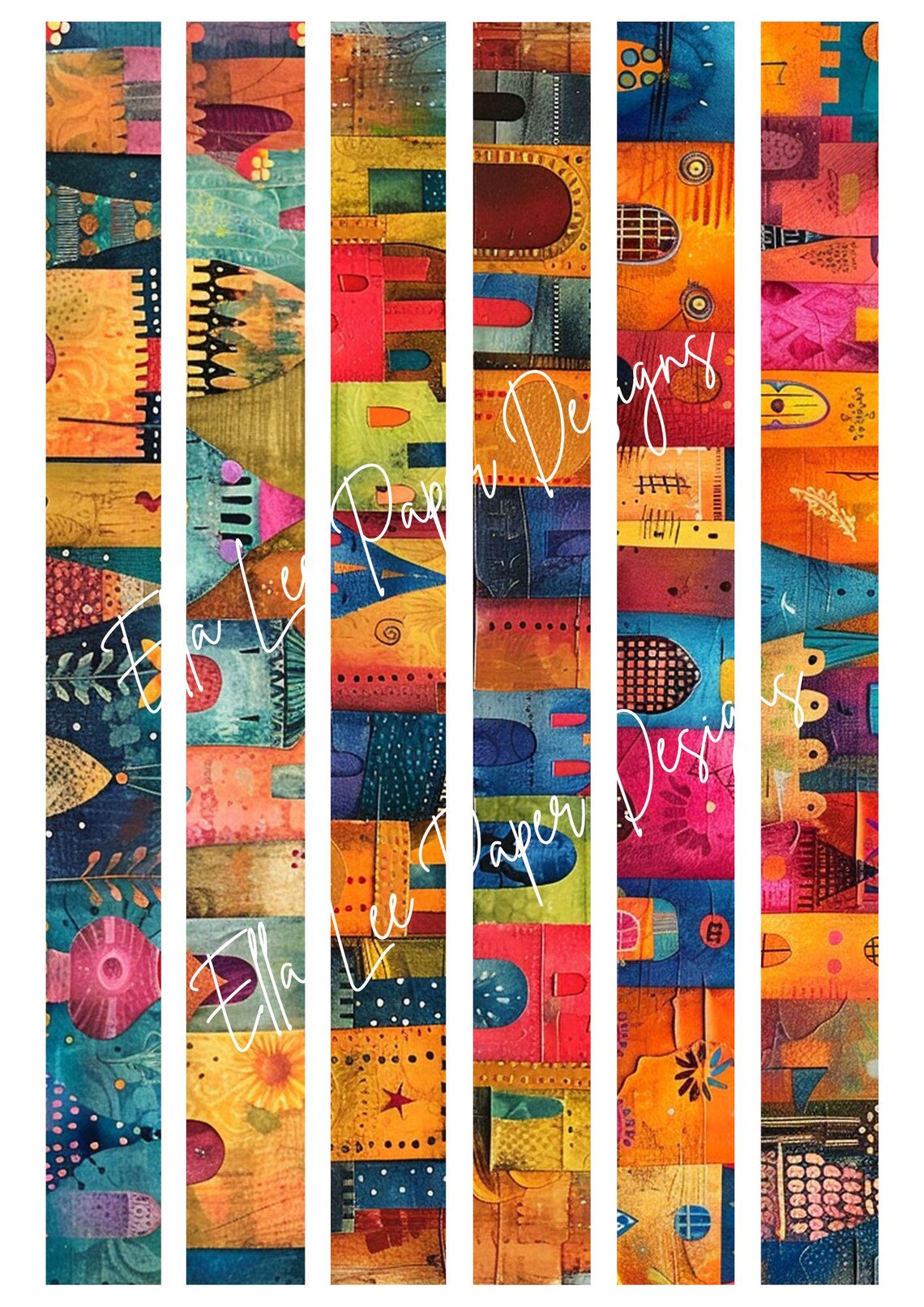 A4 Paper Bead Strips DIY Beads Paper Beads Make Your Own Beads DIY ...