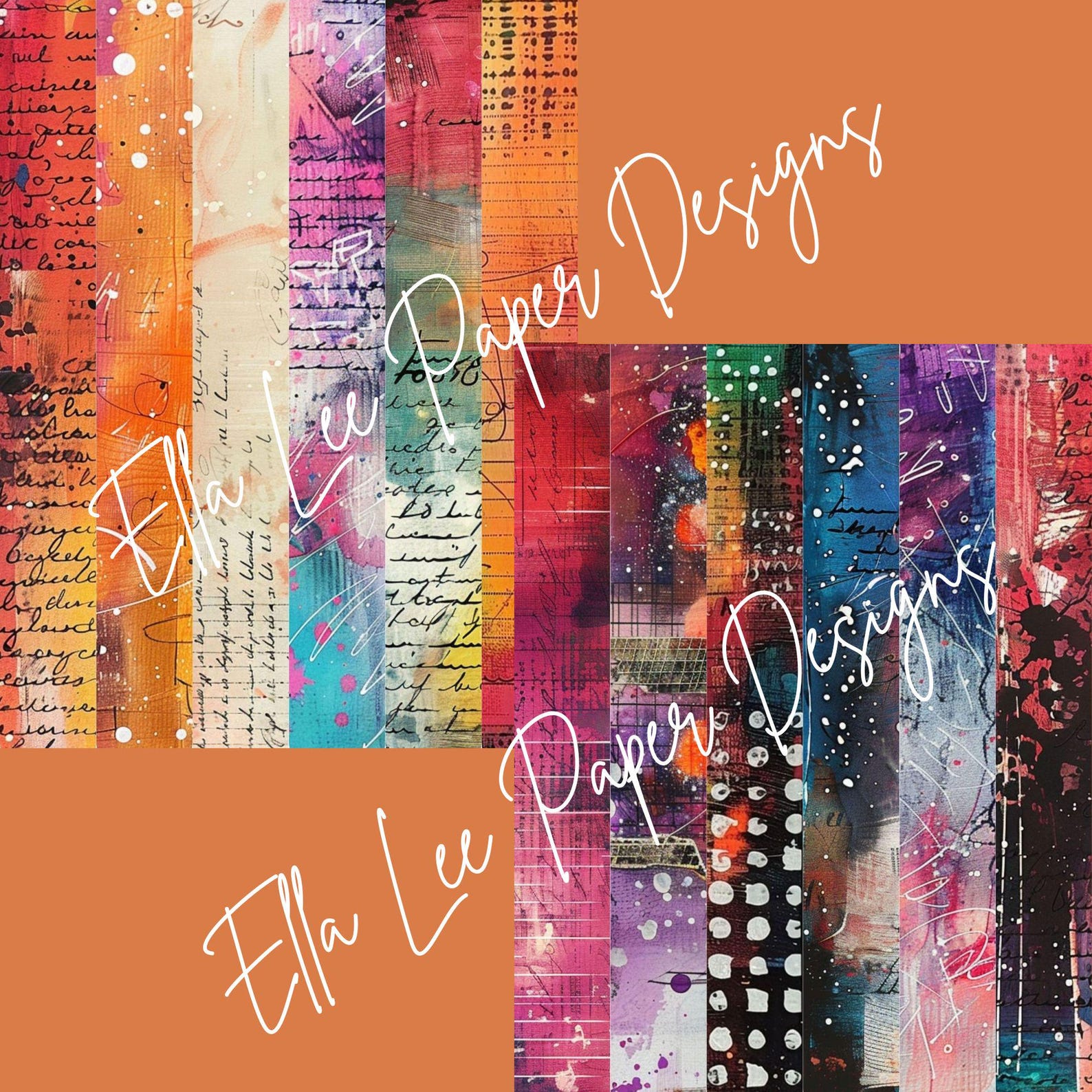 12 Collage Fodder Digital Papers | 8.5 X 11 Inches | Perfect for ...