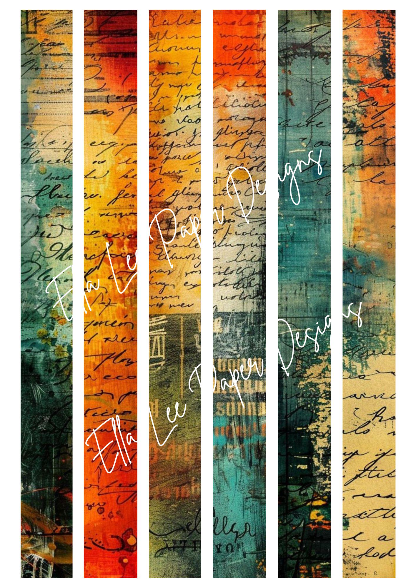 A4 Paper Bead Strips DIY Beads Paper Beads Make Your Own Beads DIY ...