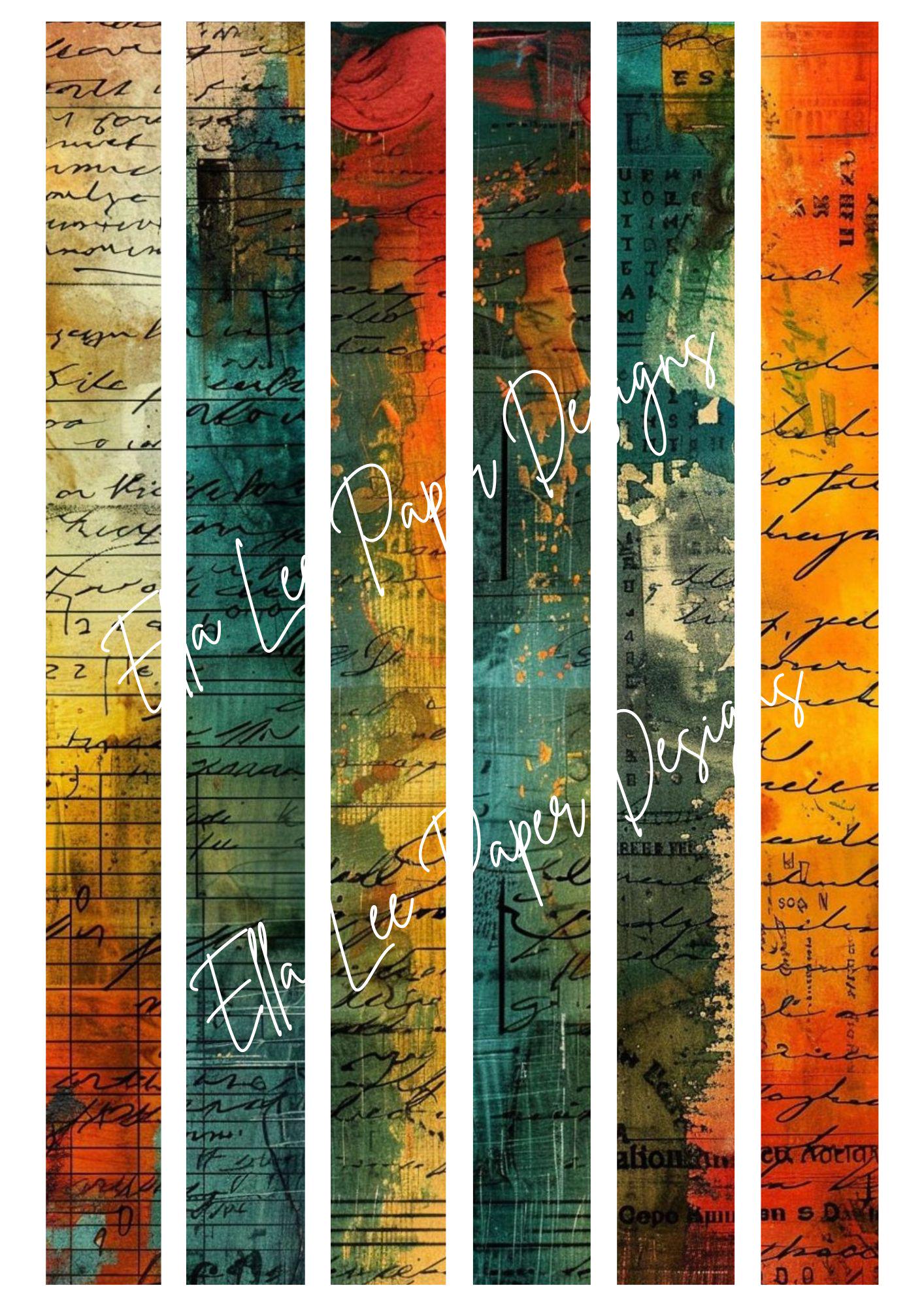 A4 Paper Bead Strips DIY Beads Paper Beads Make Your Own Beads DIY ...