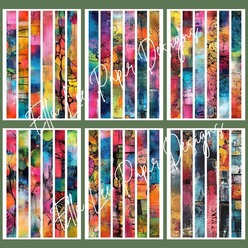 A4 Paper Bead Strips 32 Pages of DIY Beads Paper Beads Make Your Own ...