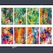 72 Mixed Media Digital Artist Trading Cards | Instant Download | ATC ...
