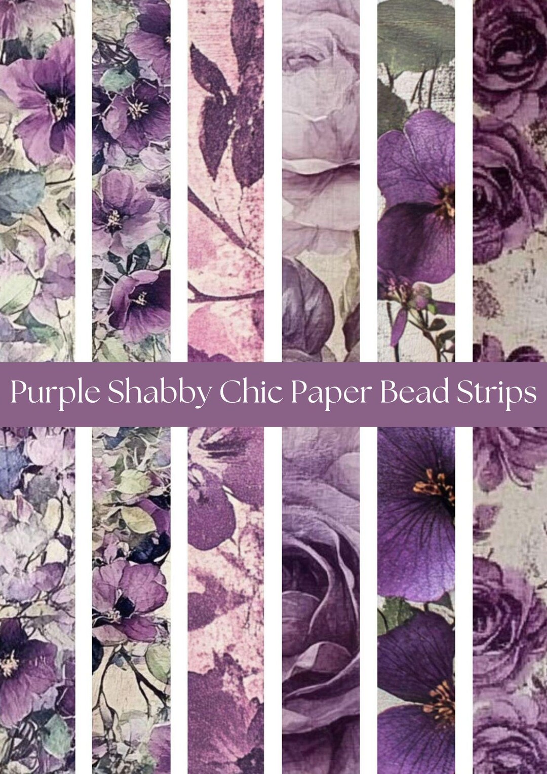 A4 Paper Bead Strips DIY Beads Paper Beads Make Your Own Beads DIY ...