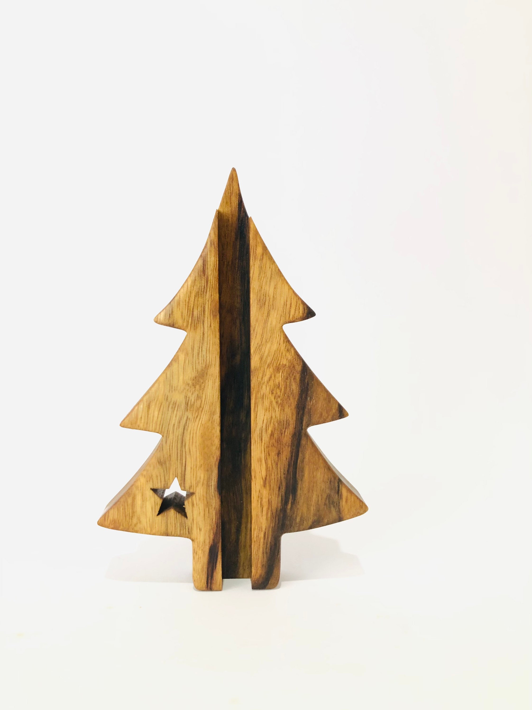 Wood Christmas Tree Cell Phone Stand. - Etsy UK