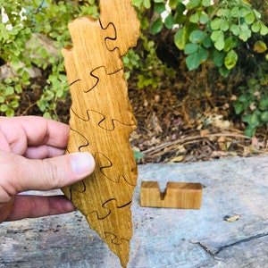 Wooden Israel Map Puzzle, Unique Bar/bat Mitzvah Gift. - Etsy