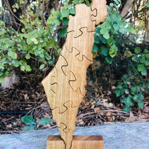 Wooden Israel Map Puzzle, Unique Bar/bat Mitzvah Gift. - Etsy