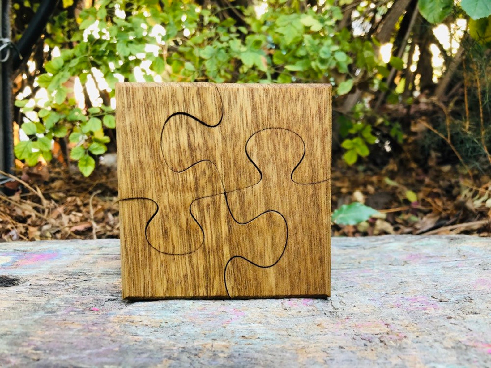 Wooden brain teaser. | Etsy