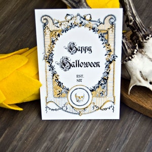 Happy Halloween /4 Postcards Digital Print - Etsy