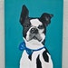 Handsome James-boston Terrier Portrait/ Fine Art Print - Etsy