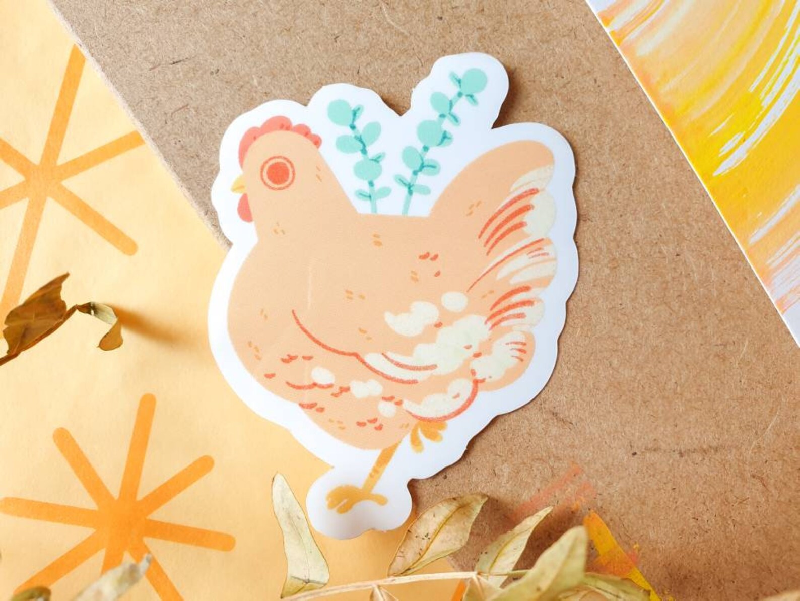 Mrs Hen Transparent Sticker 8cm Huhn Liebhaber Vinyl | Etsy