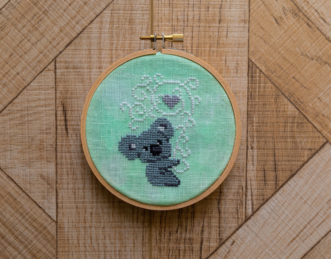 Koala Cross Stitch Pattern - Modern Cross Stitch Pattern - Digital ...