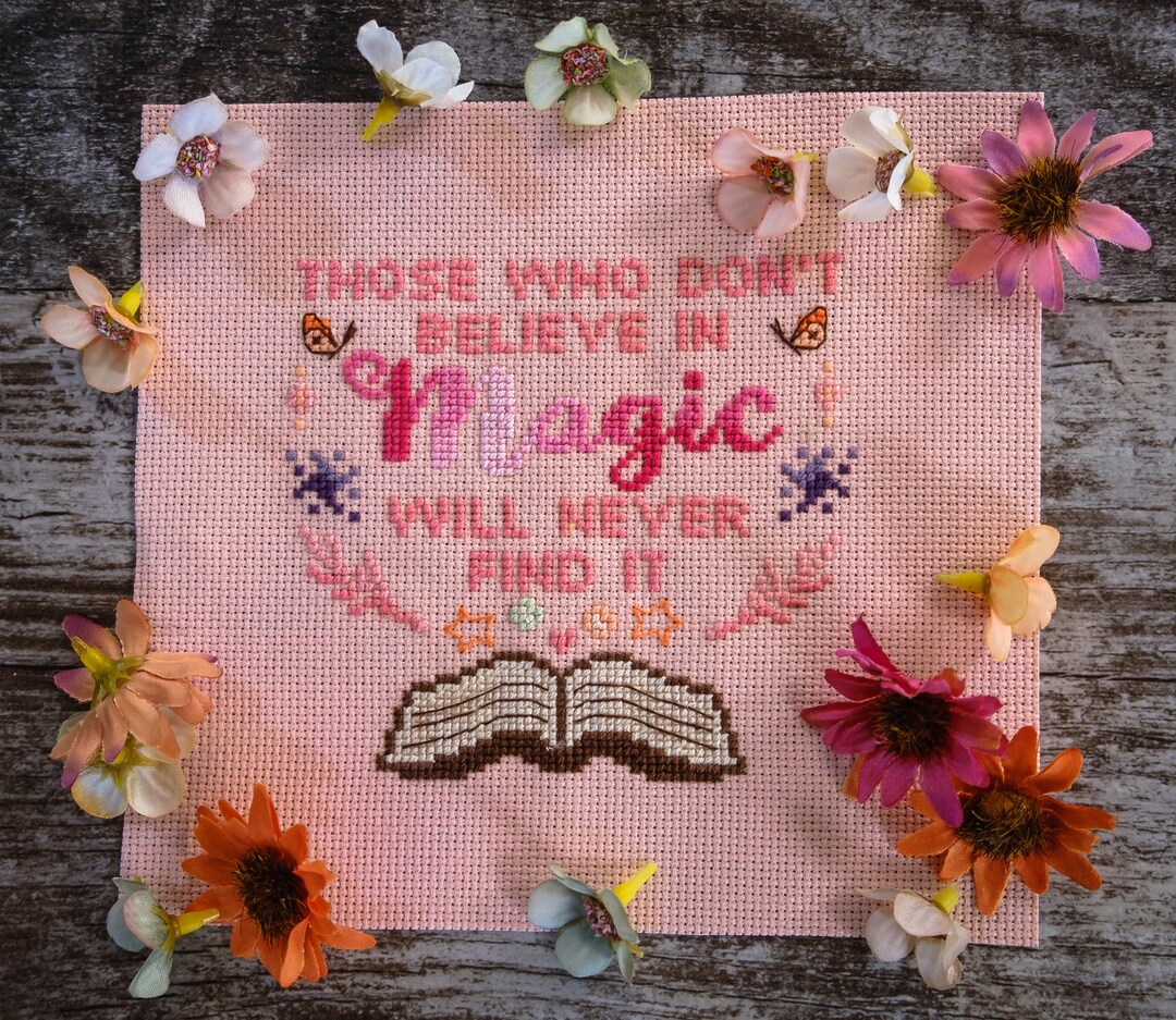 Magic Cross Stitch Pattern - Magical Cross Stitch Pattern - Digital ...