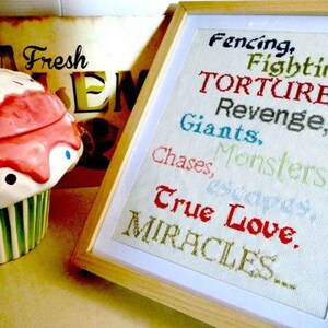 True Love and Miracles Cross Stitch Pattern / Adventure Cross Stitch ...