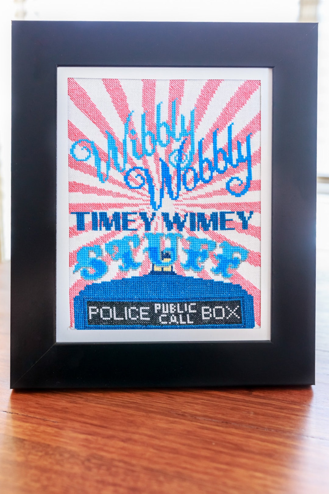 Wibbly Wobbly Cross Stitch Pattern - Time Travel Cross Stitch - Modern ...