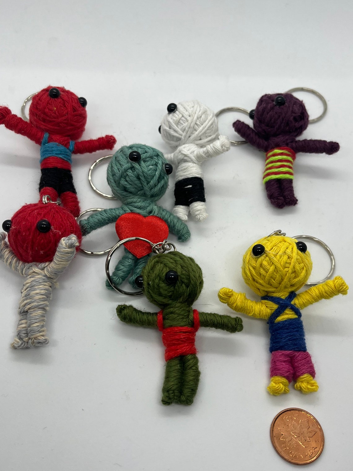 Assorted Mini Voodoo Doll Keychains - Etsy