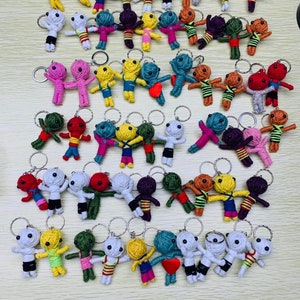 Assorted Mini Voodoo Doll Keychains - Etsy