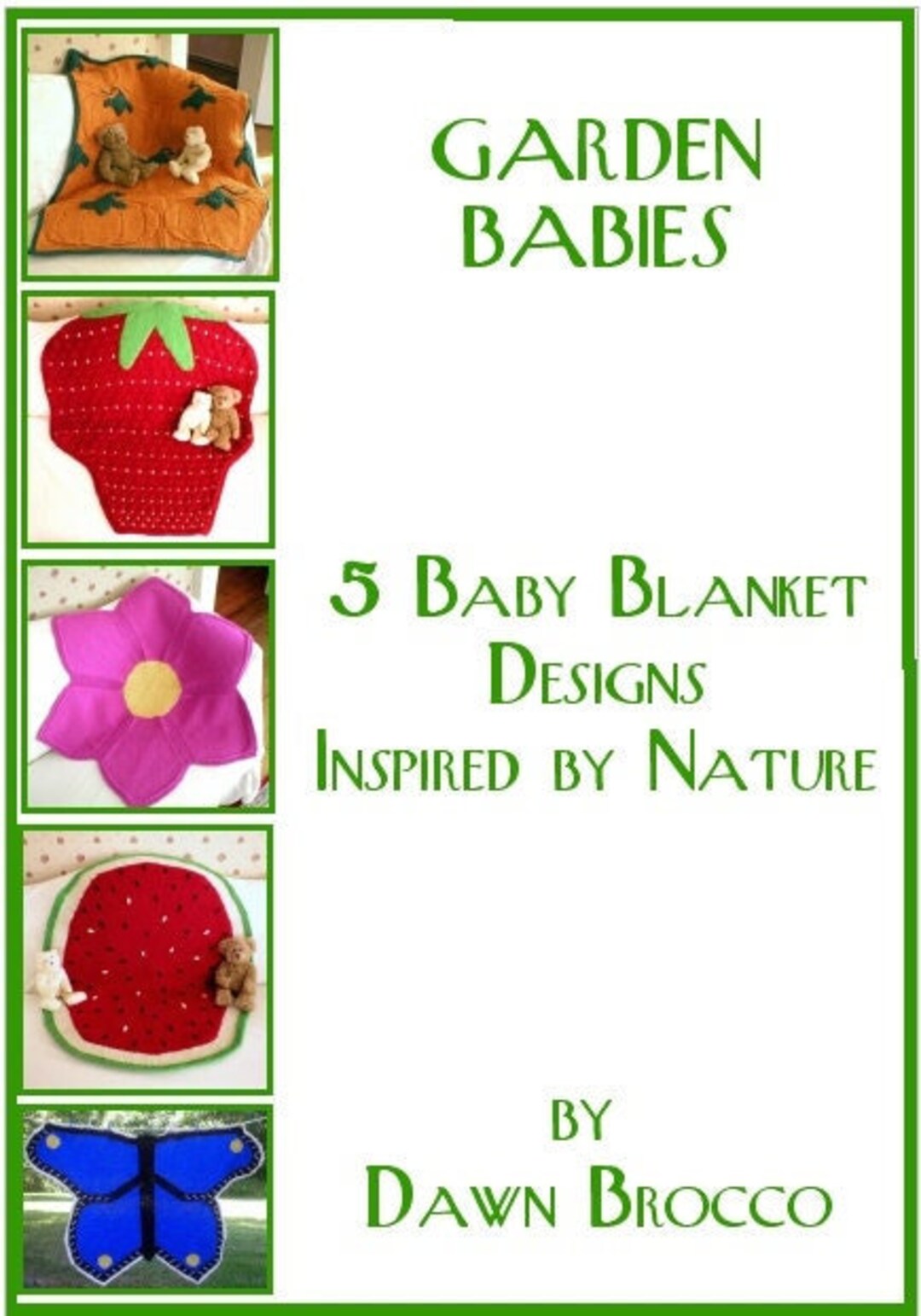 Knitting E-booklet – Garden Babies, 5 Baby Blanket Designs Inspired by ...