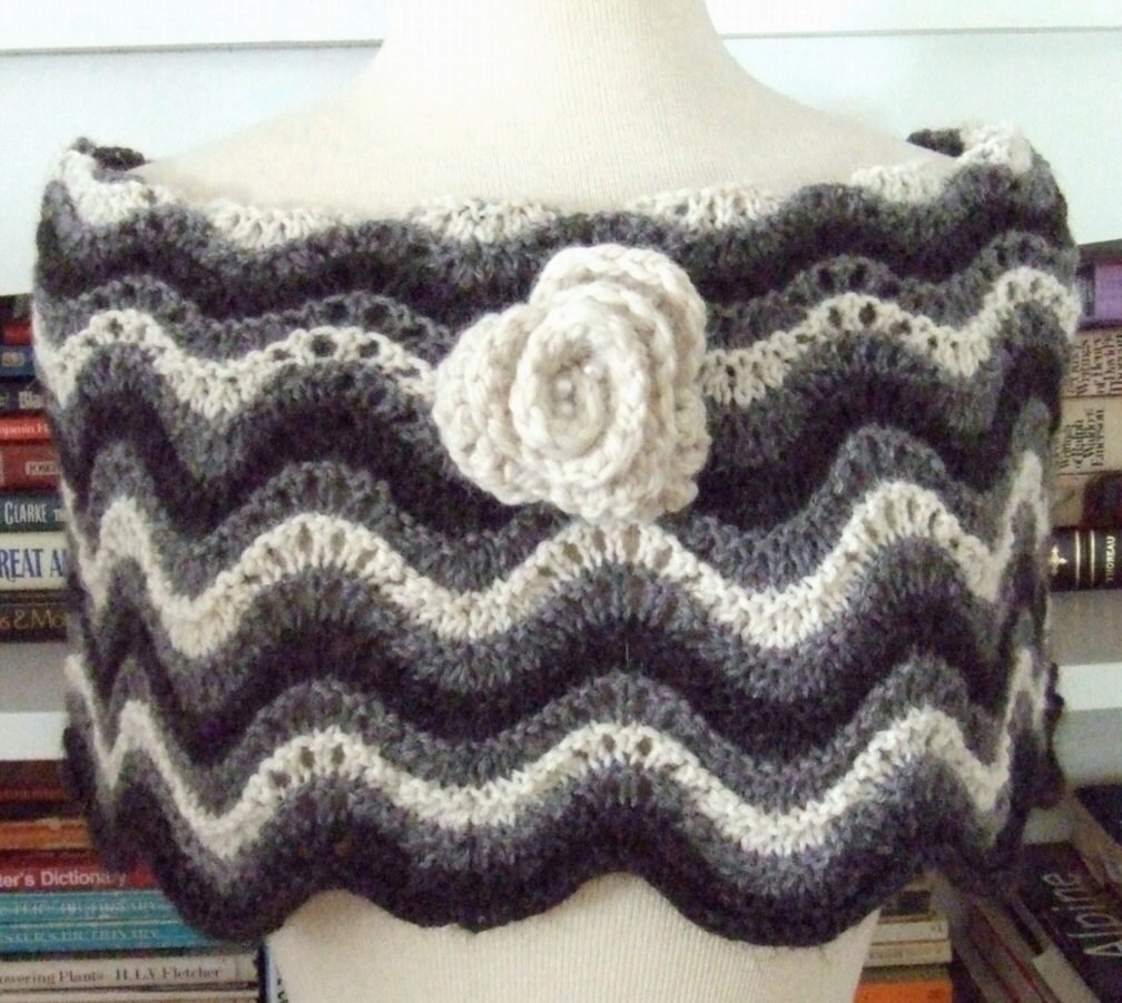 Knitting Pattern Penelope Cowl Knit Lace Cowl Neck Warmer - Etsy