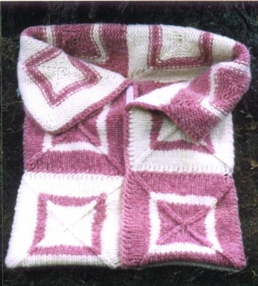 Knitting Pattern – Baby's Building Blocks Bunting & Blanket, Modular ...