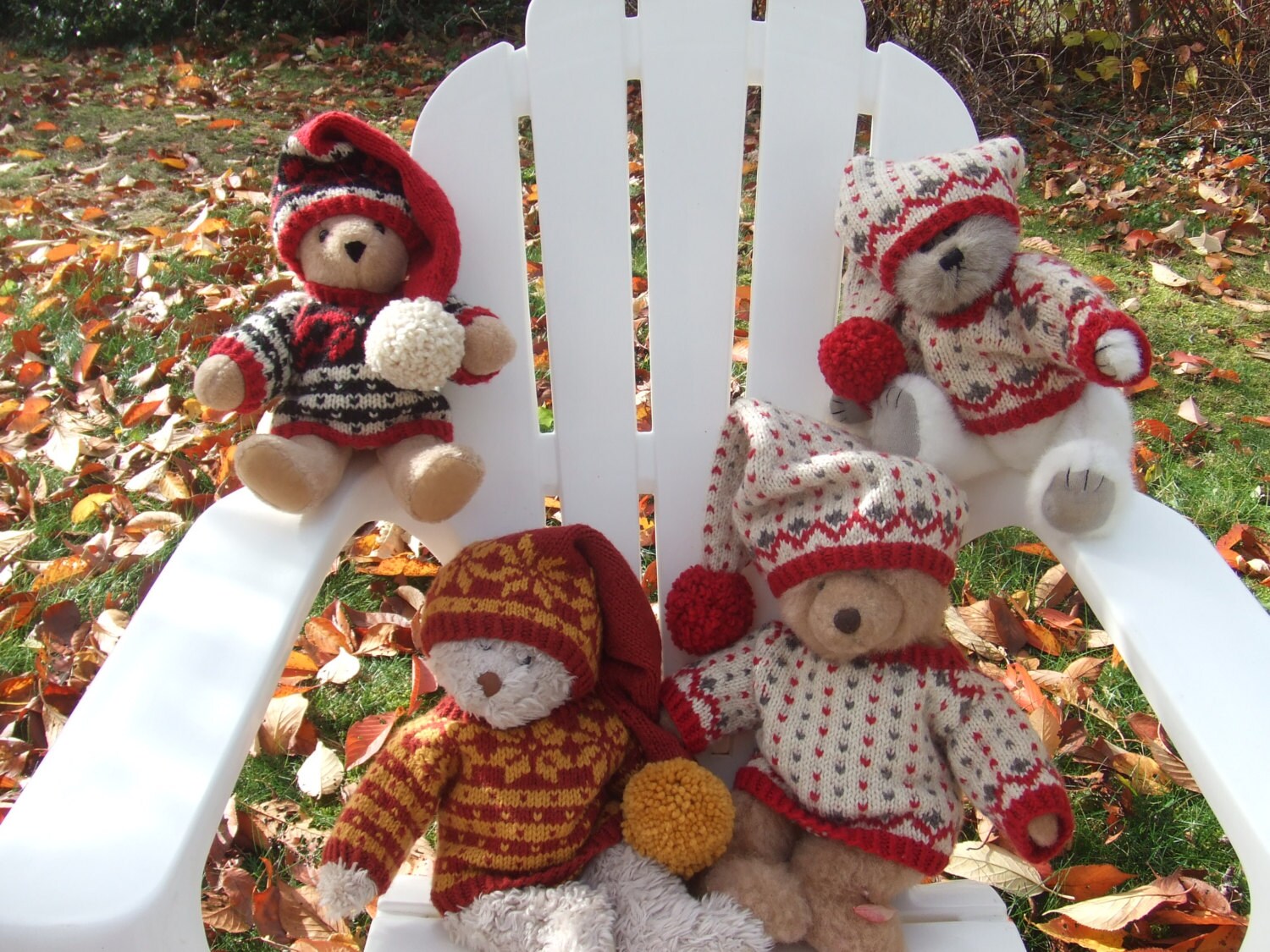 Knitting Pattern – Nordic Teddy Sweaters & Stocking Caps, Fana Setesdal ...