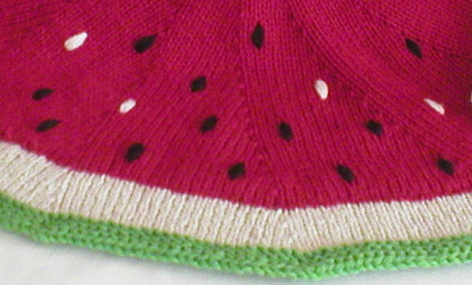 Knitting Pattern – Watermelon Baby Blanket, Knit Watermelon Slice Fruit ...