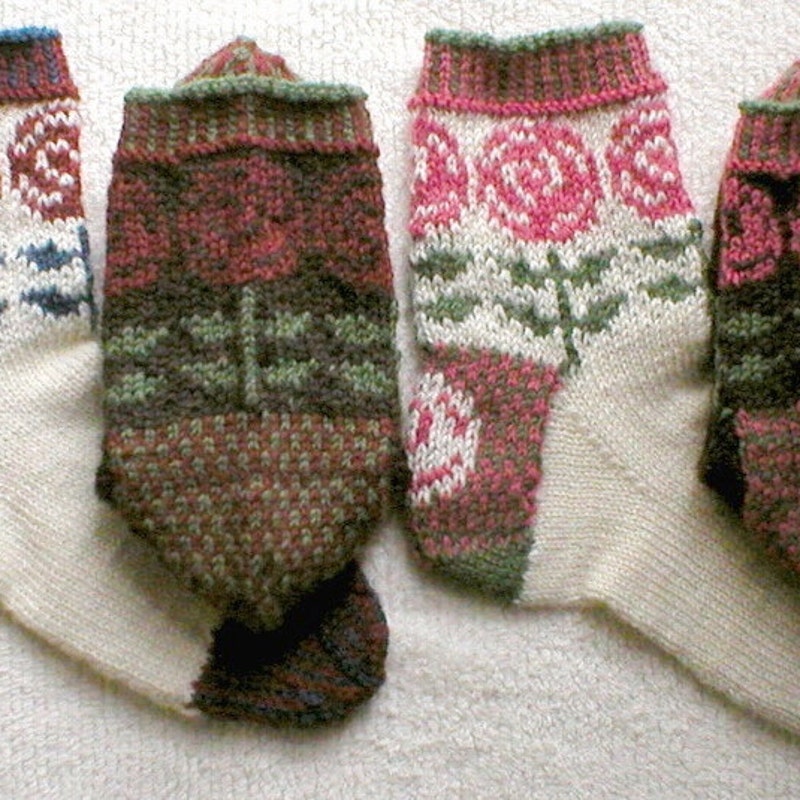 Clogs With Flower Pattern - Etsy