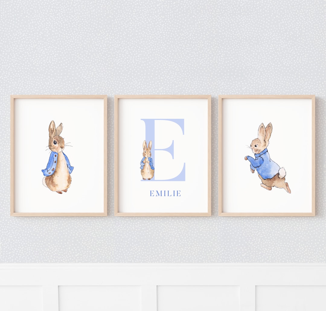 Peter Rabbit Baby, Peter Rabbit Initial Nursery Sign, Peter Rabbit ...