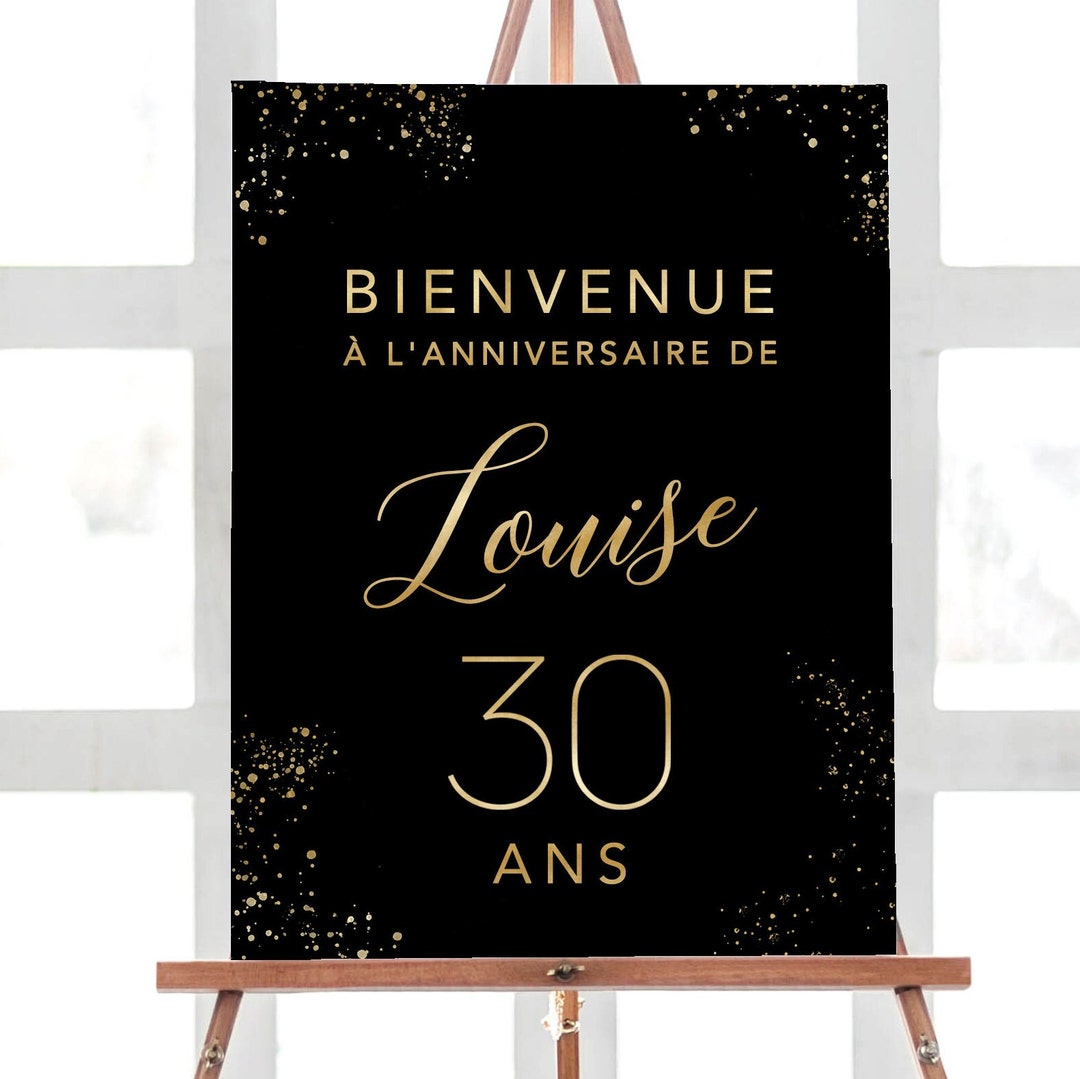 30th Birthday Sign, Welcome Birthday Party Sign, 30th Birthday Welcome ...