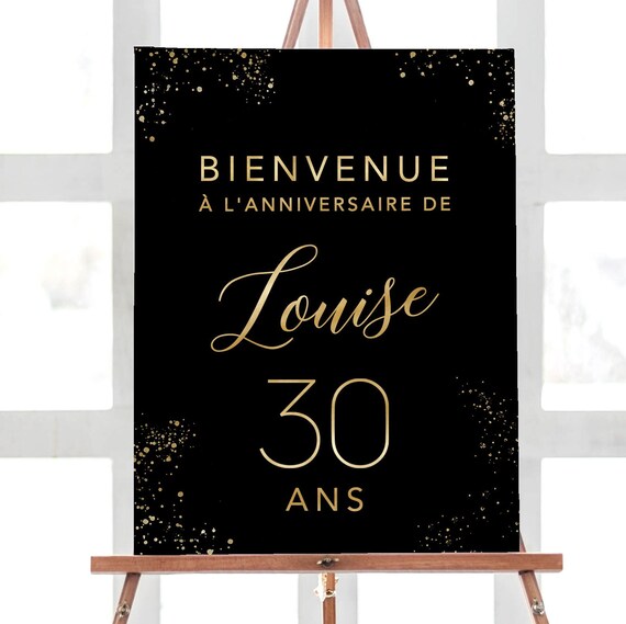 30th Birthday Sign Welcome Birthday Party Sign 30th Birthday - Etsy