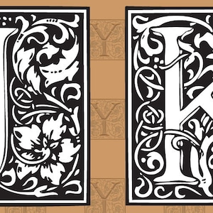 Ornamental Alphabet - Vector - Digital Vintage - Royalty-free for ...