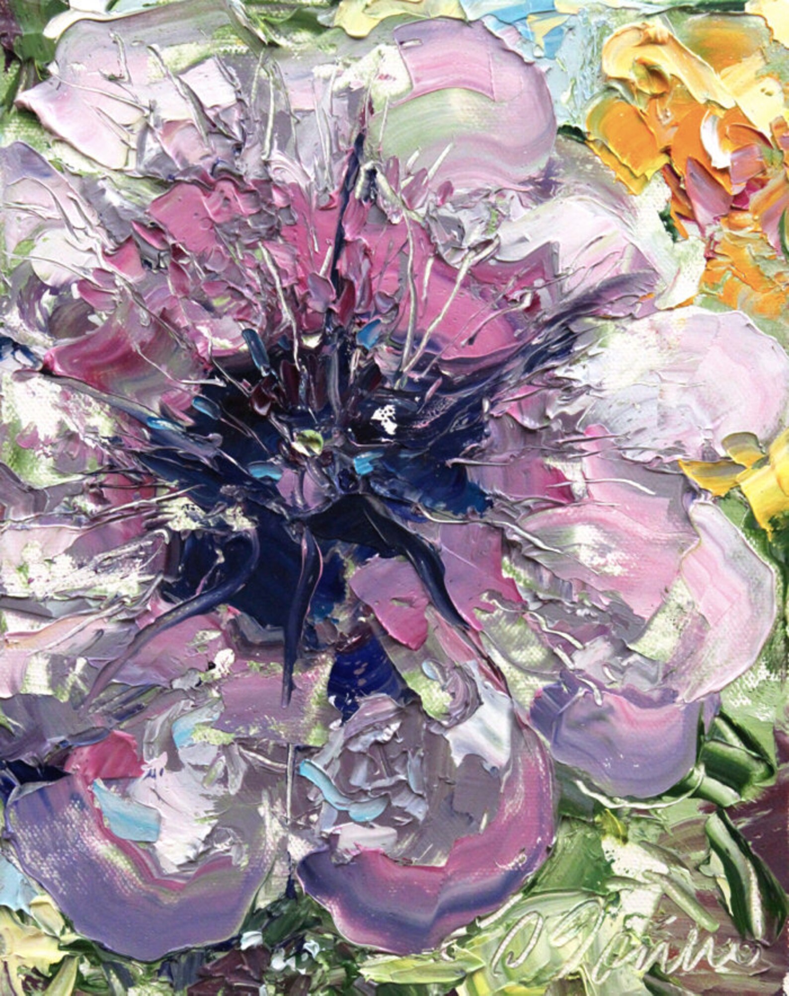 Fresh Flowers Triptych No.19-2, Limited Edition of 50 Fine Art Giclee ...