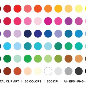 Light Bulb Clip Art Set PNG SVG VECTOR Solid Color Lightbulb | Etsy