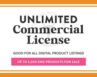 Commercial License for Clipart, One Product up to 5000 Sales ...