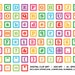 Alphabet Blocks Clip Art Set, PNG, SVG, VECTOR, Preschool Clipart ...