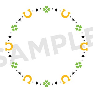 St. Patrick's Day Frame Clip Art Set, PNG, SVG, VECTOR, Shamrock ...
