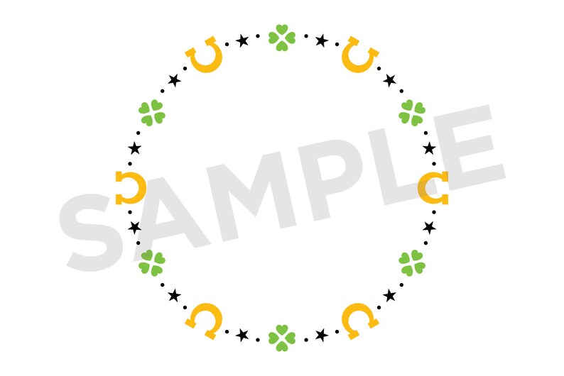 St. Patrick's Day Frame Clip Art Set PNG SVG VECTOR | Etsy