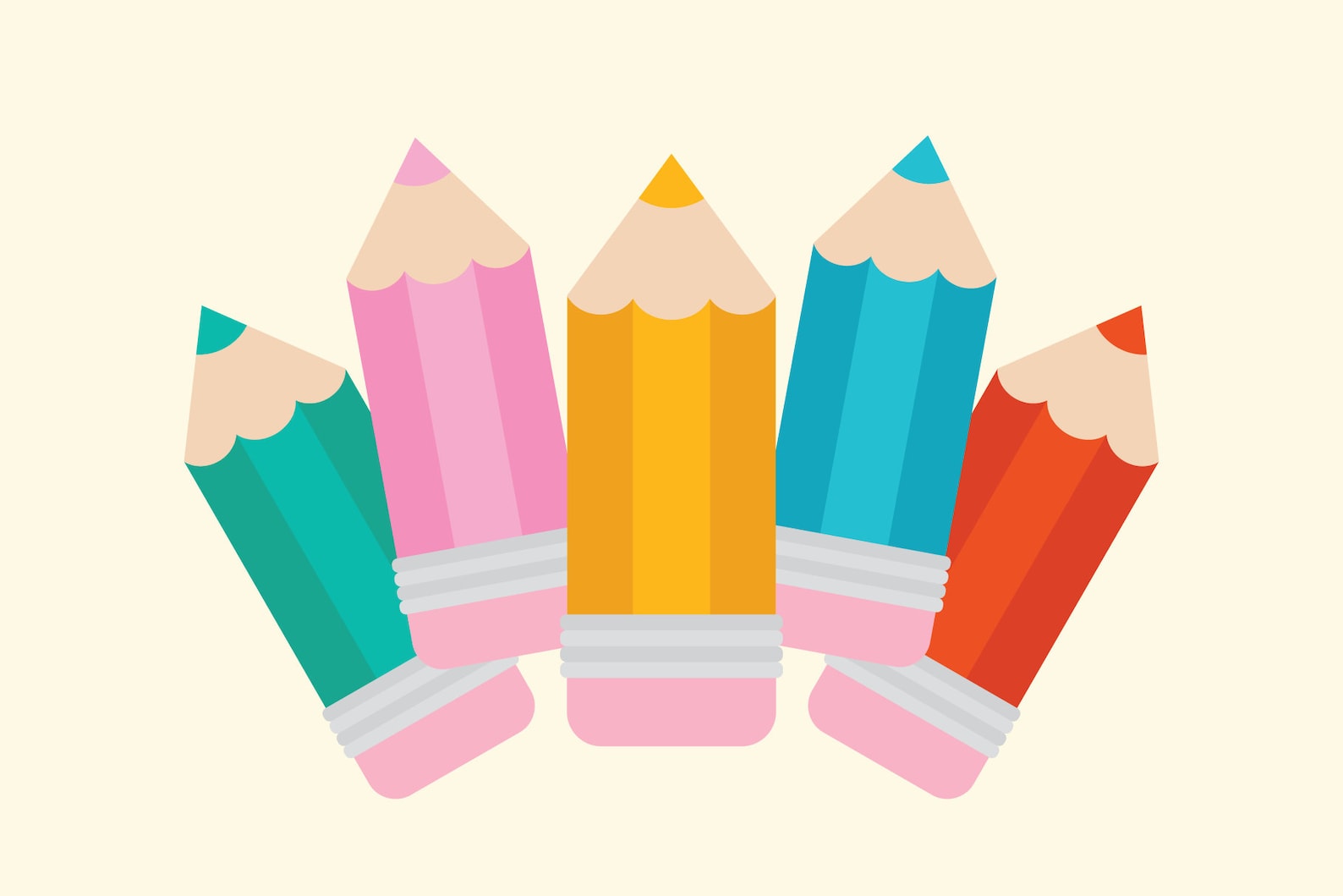 Color Pencil Clip Art, PNG, SVG, VECTOR, Back to School, School Clip ...