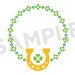 St. Patrick's Day Frame Clip Art Set PNG SVG VECTOR - Etsy