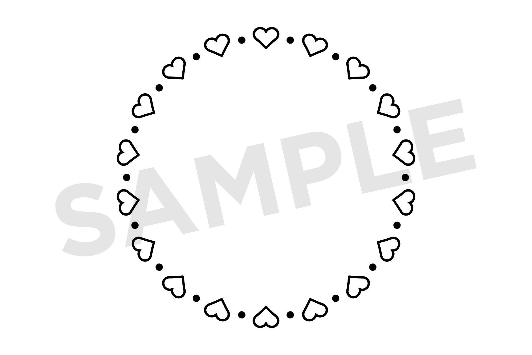 Heart Valentine Frame Clip Art Set PNG SVG VECTOR Circle - Etsy UK