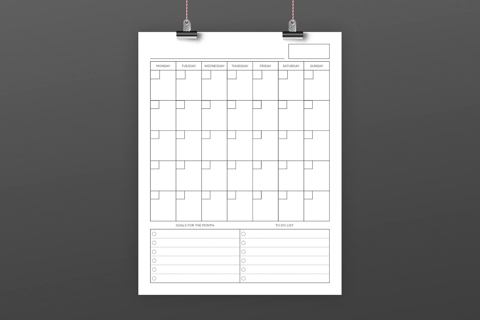 8.5x11 Inch Vertical Blank Calendar, Planner Calendar, 8.5" X 11 ...
