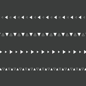 Arrow Dividers Clip Art Set, PNG, SVG, VECTOR, Simple Arrow, Black ...