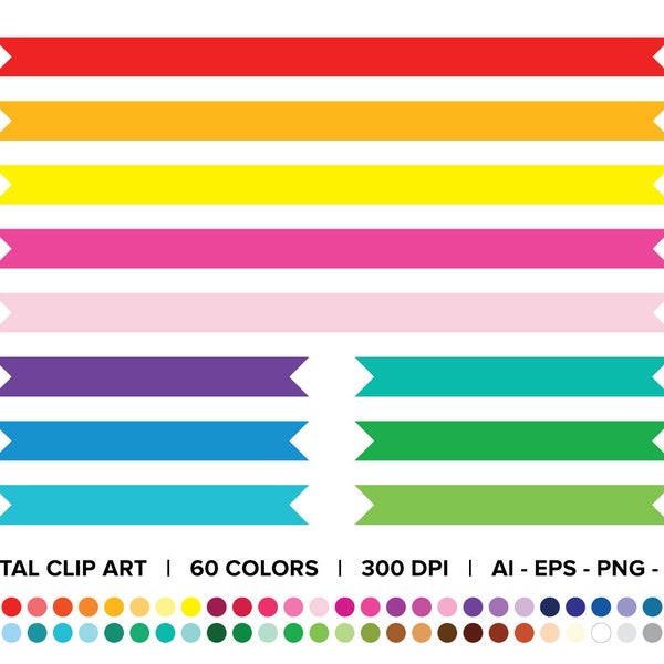 Banner Clipart - Etsy